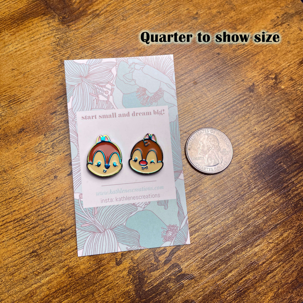 Rainbow Plated Mini Chip and Dale Pins – Kathlene's Creations